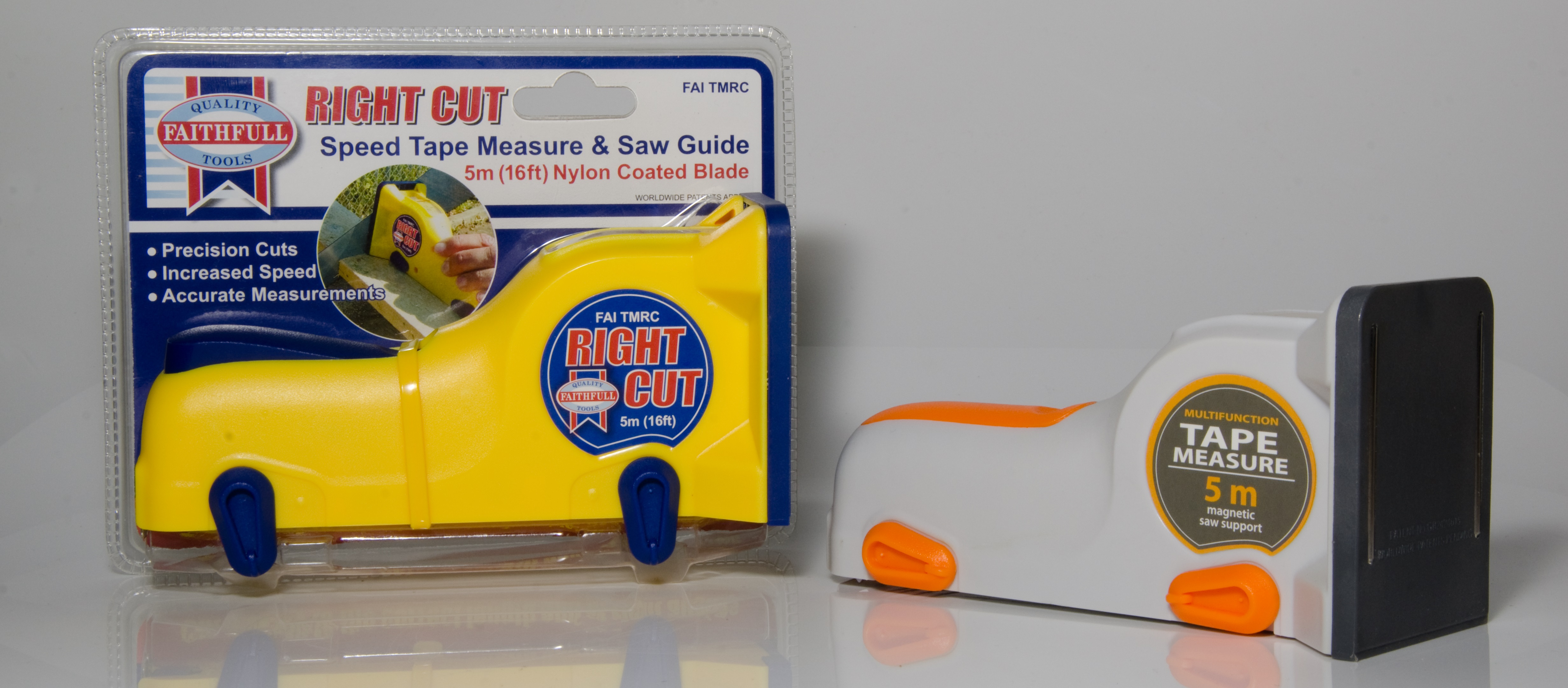 Right Cut and Multifunction Tape Measure